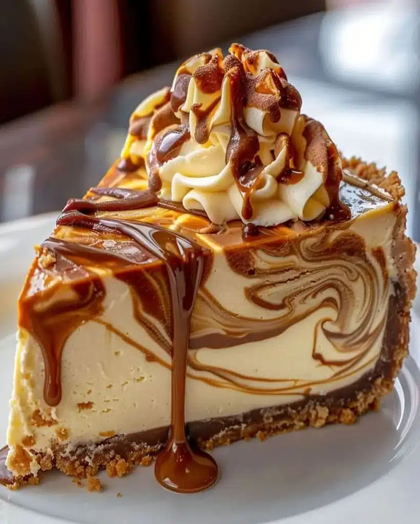 Creamy Coffee Swirl Cheesecake – Easy Dessert Recipe