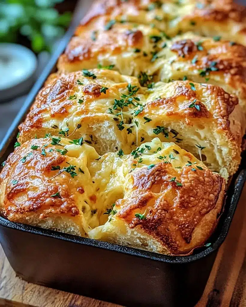 Italian Herbs and Cheese Bread – Perfect Dinner Side