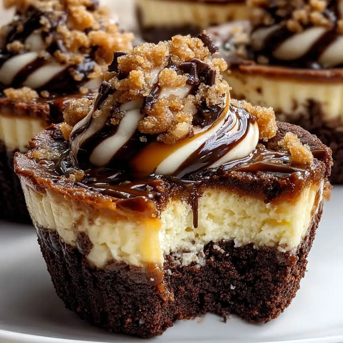 Loaded Brownie Cheesecake Cups