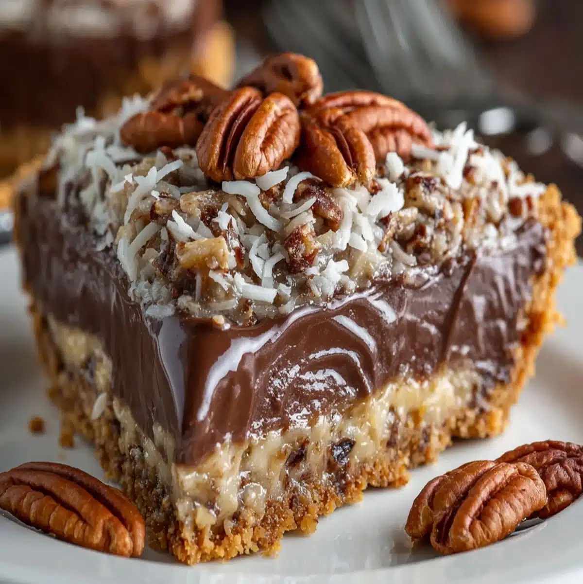 German Chocolate Pie – Easy No Bake Dessert