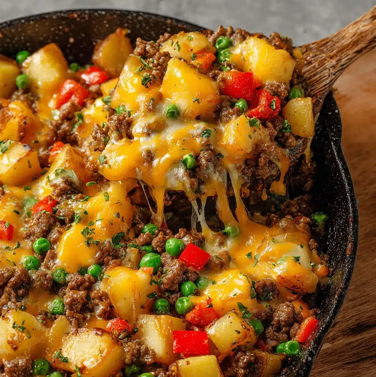 Potato Skillet – Easy One-Pan Cheesy Dinner Recipe