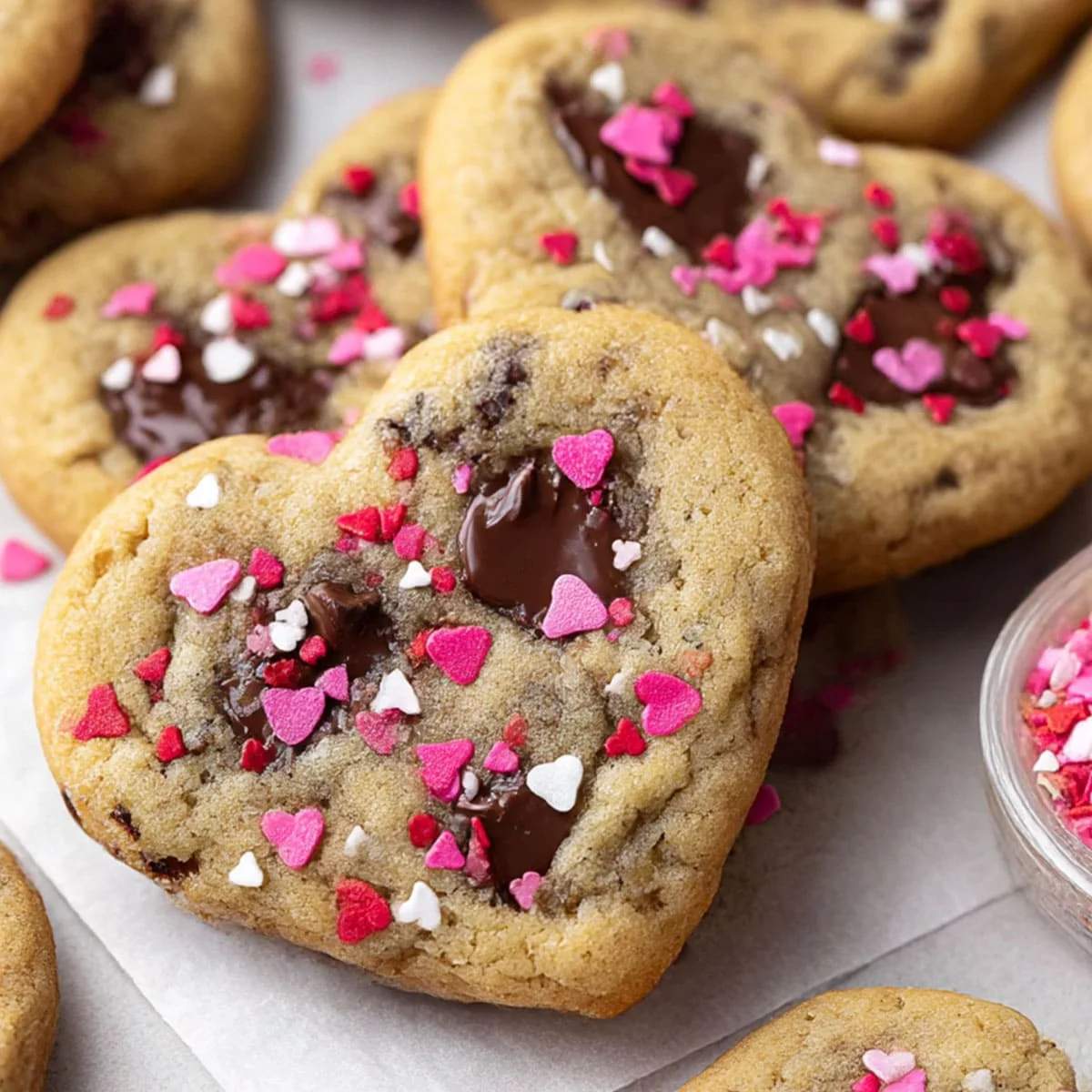 Heart Shaped Chocolate Chip Cookies – Gift Idea Recipe