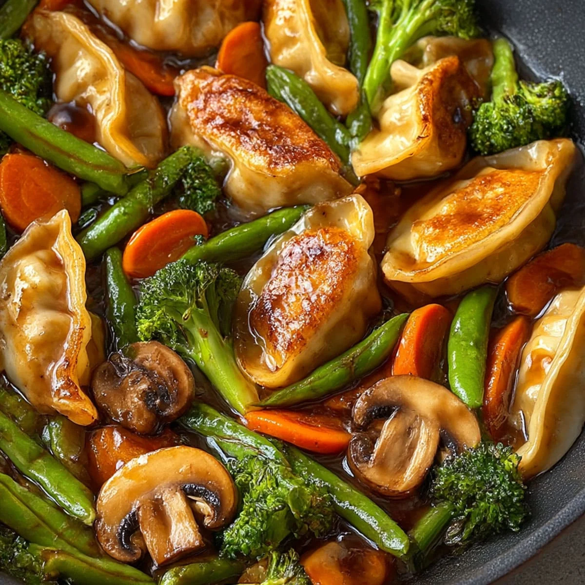 Potsticker Stir Fry – Quick Dinner with Rich Flavor